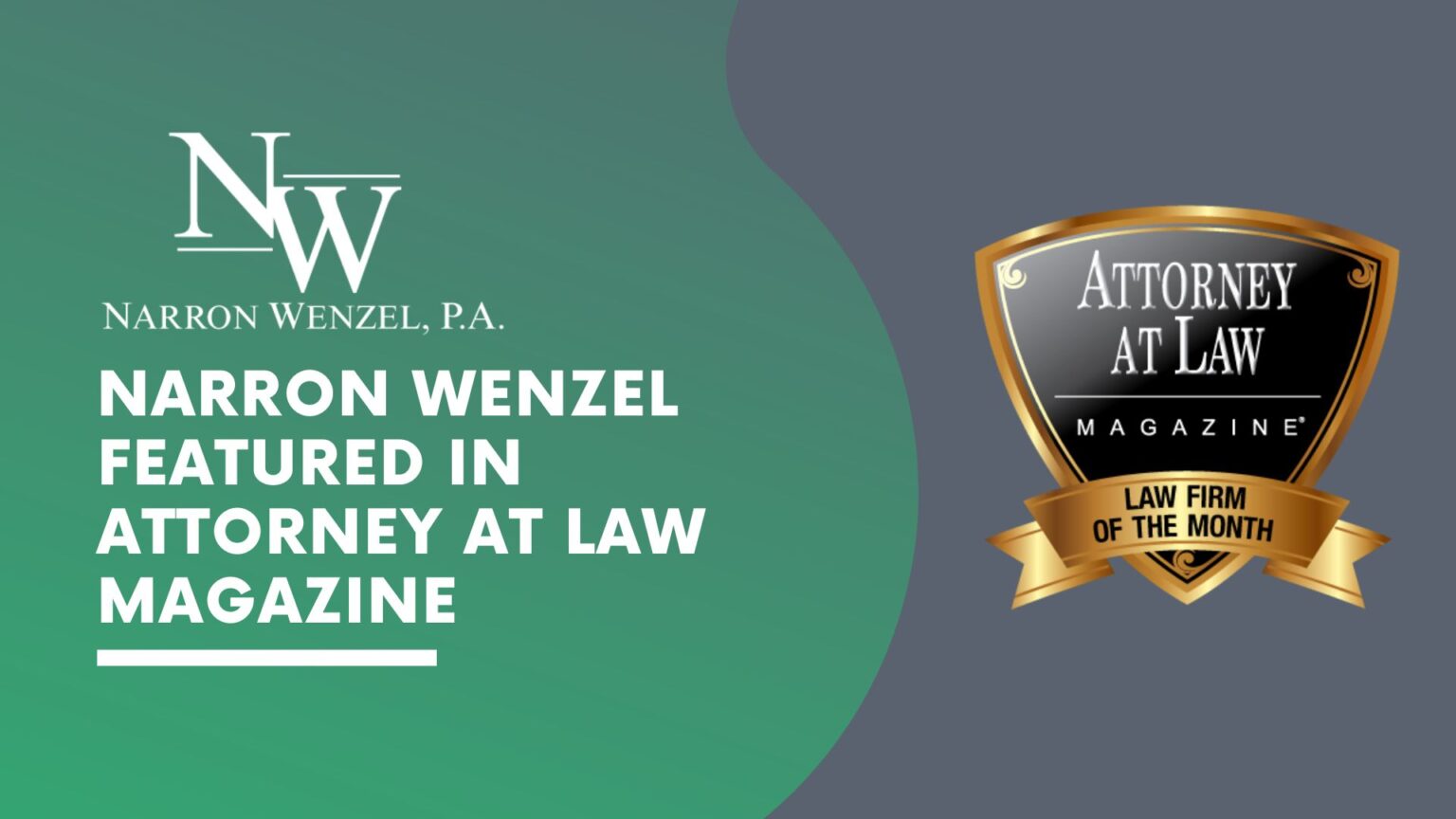 Narron Wenzel, P.A. Featured in Attorney at Law Magazine - Narron ...