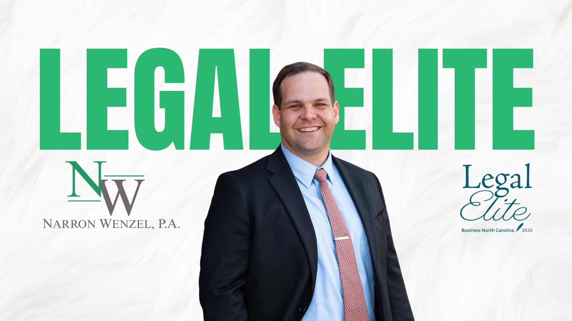 Kemp Mosley Selected to Legal Elite 2026 - Narron Wenzel, P.A.